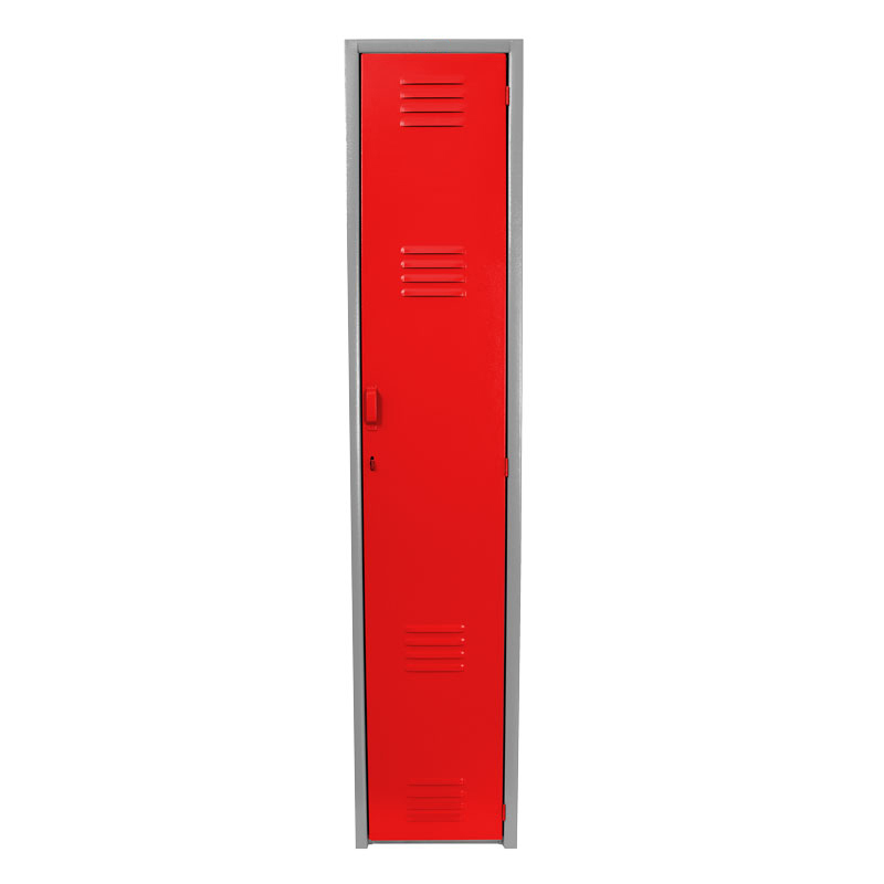 Locker 1 Puerta Gris Grande Dual – Rojo - Aula Mobiliario Escolar ...