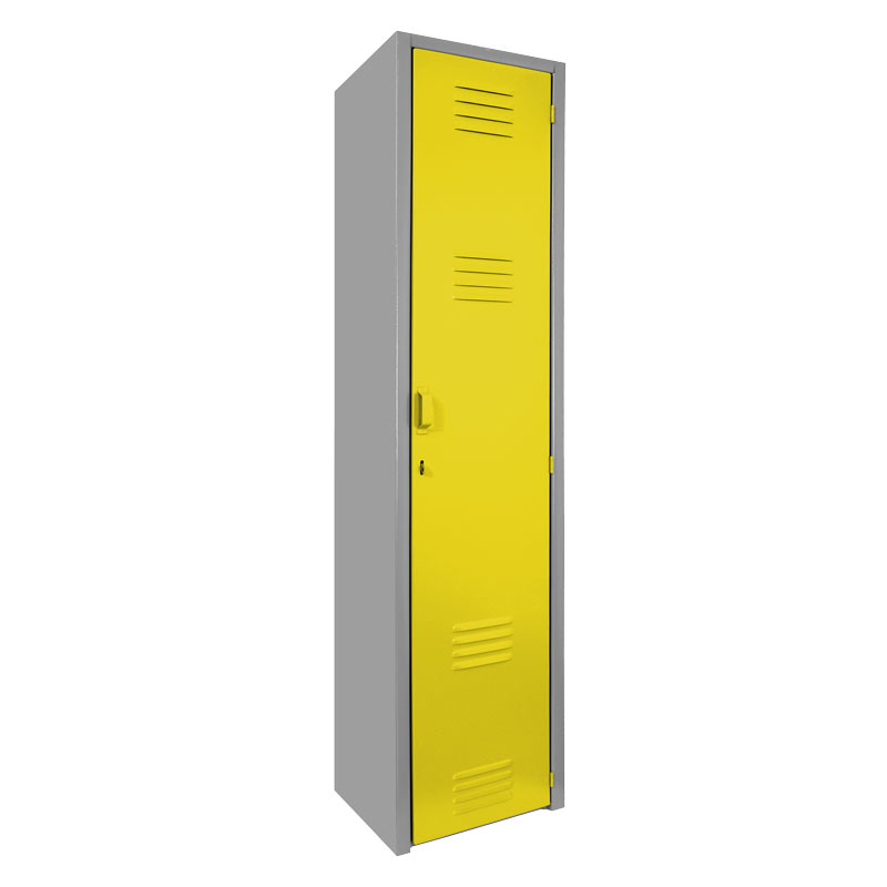 Locker 1 Puerta Gris Grande Dual – Amarillo - Aula Mobiliario Escolar ...