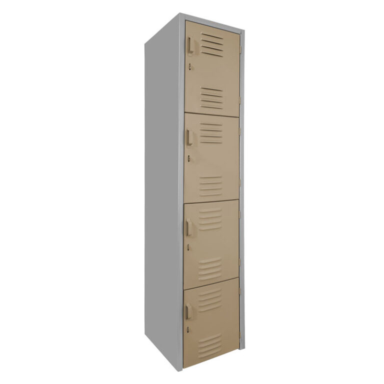 Locker 4 Puertas Gris Grande Dual – Arena - Aula Mobiliario Escolar ...